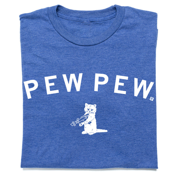 Pew Pew Curved Logo T-Shirt – RAYGUN