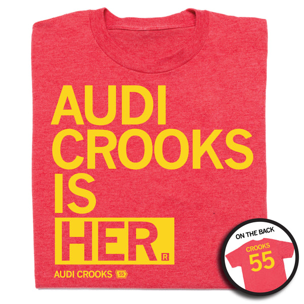 Audi Crooks Is Her T-Shirt – RAYGUN