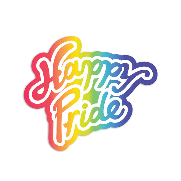 Happy Pride Die-Cut Sticker – RAYGUN