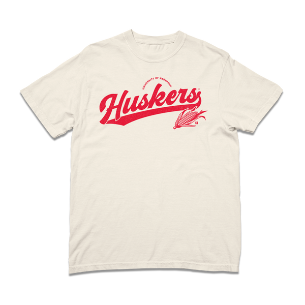 Huskers Script Logo Heavyweight T-Shirt – RAYGUN