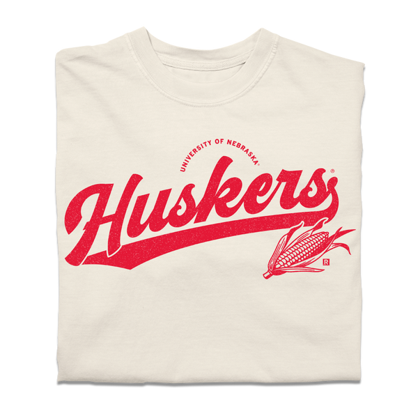 Huskers Script Logo Heavyweight T-Shirt – RAYGUN