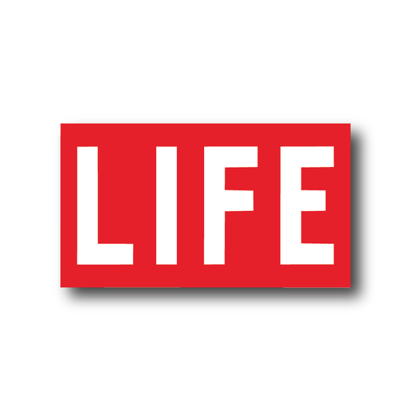 LIFE Magazine: Logo Die-Cut Sticker – RAYGUN