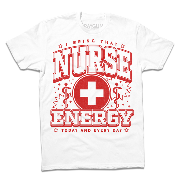 Nurse Max Collegiate T-Shirt – RAYGUN