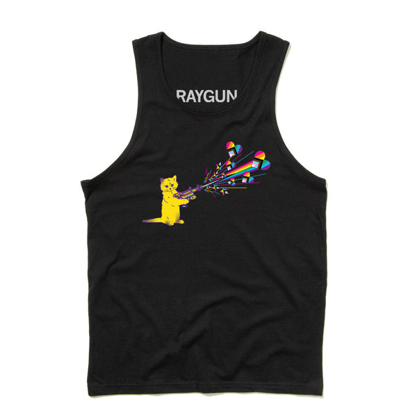 Pew Pew Pride Black Tank Top – RAYGUN