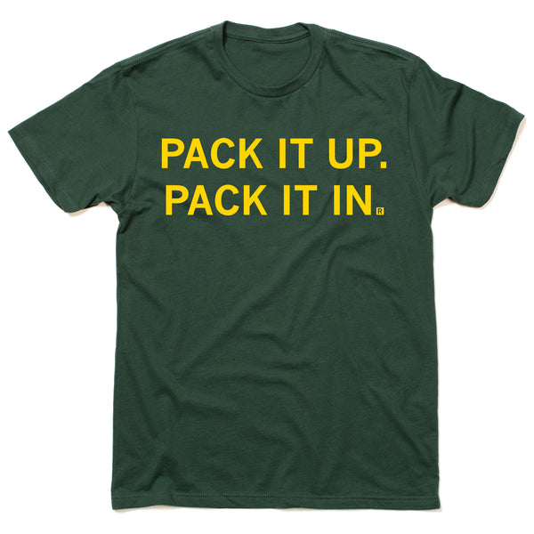 Pack It Up Green T-Shirt – RAYGUN