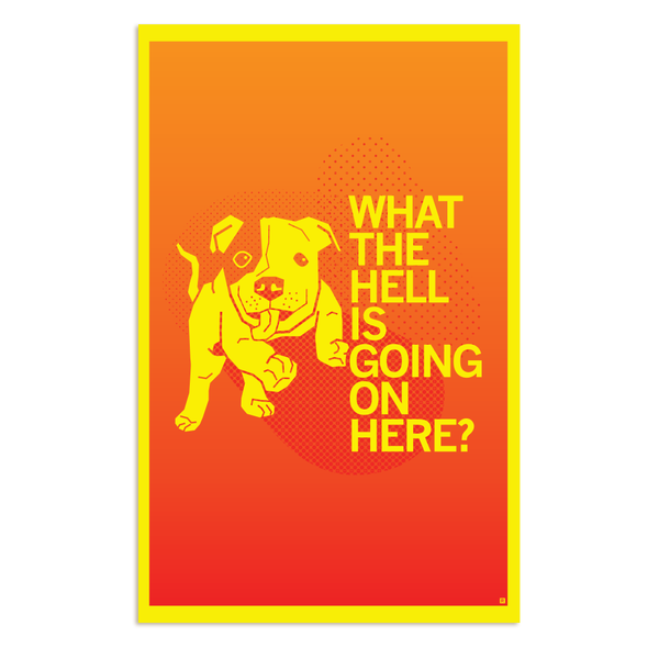 What The Hell Postcard – RAYGUN