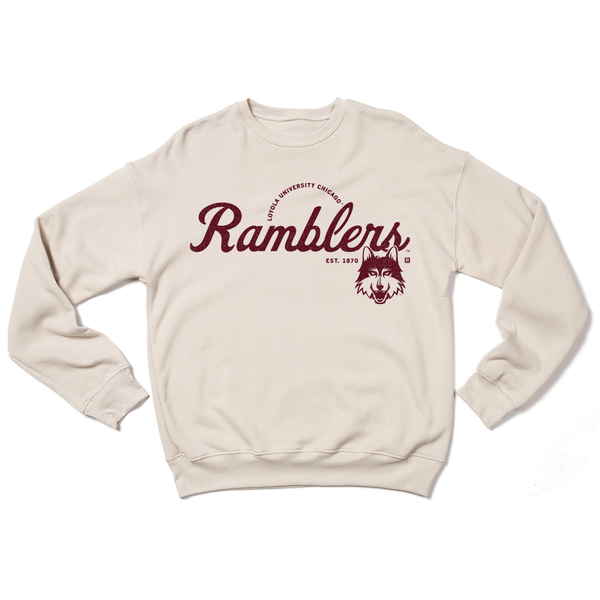 Ramblers Script Logo Crew Sweatshirt – RAYGUN