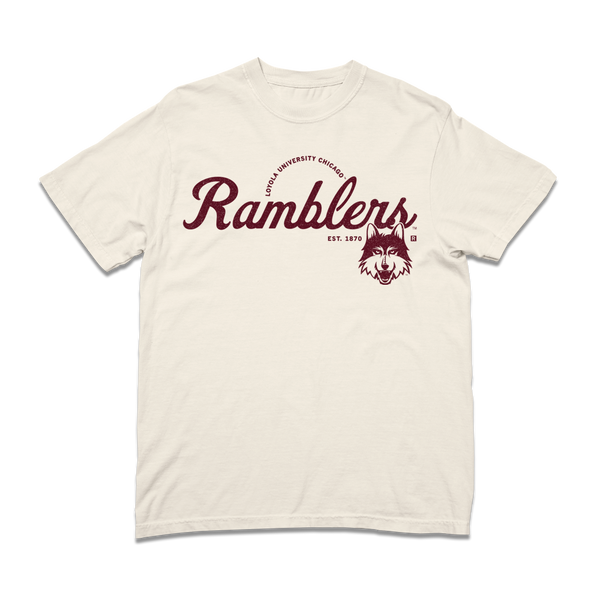 Ramblers Script Logo Heavyweight T-Shirt – RAYGUN