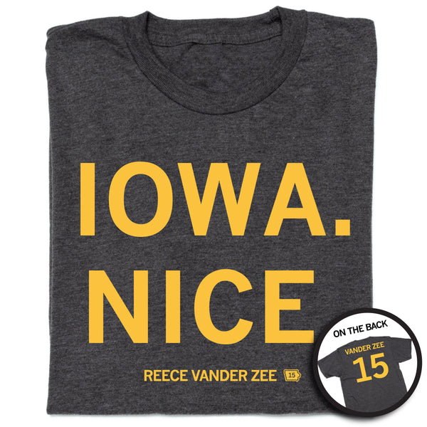 RVZ Iowa Nice Charcoal T-Shirt – RAYGUN