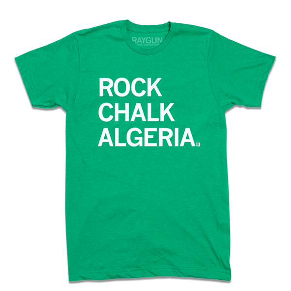 Rock Chalk Algeria T-Shirt – RAYGUN