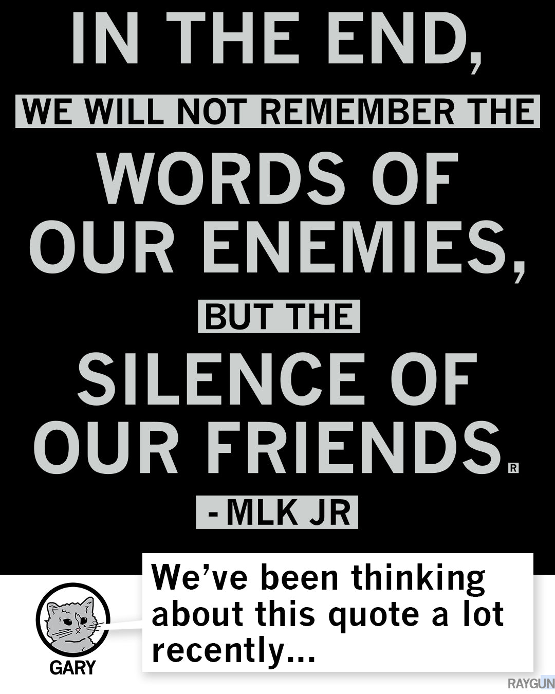 we will not remember you