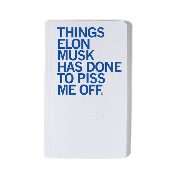 Things Elon Musk Has Done Notebook – RAYGUN