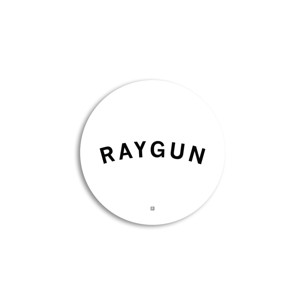 RAYGUN Curved Logo Mini Circle Sticker
