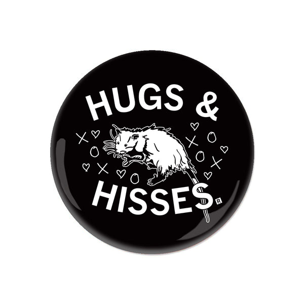 Hugs & Hisses Button – RAYGUN