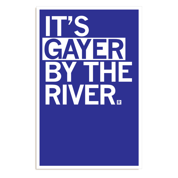 Gayer By The River Poster – RAYGUN