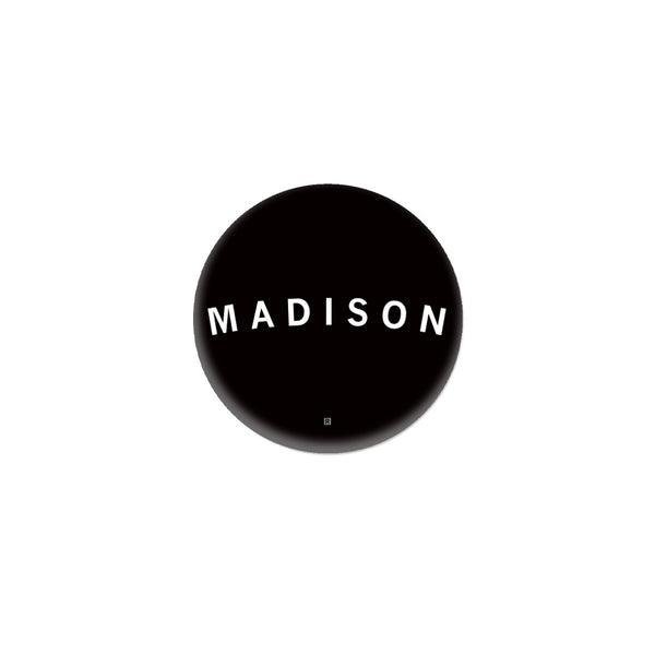 Madison Curved Logo 1" Button – RAYGUN