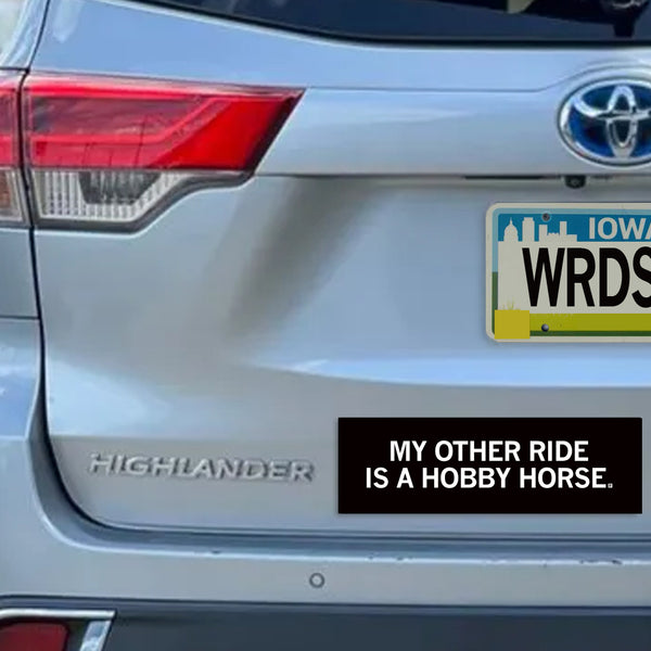 My Other Ride Is A Hobby Horse Bumper Sticker – RAYGUN