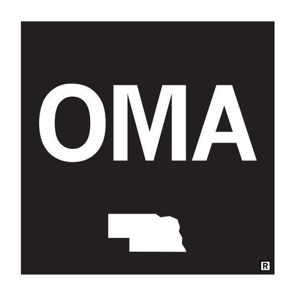 OMA Logo Mini Sticker – RAYGUN