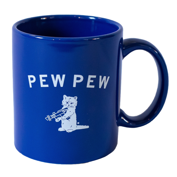 Pew Pew Mug - Blue – RAYGUN