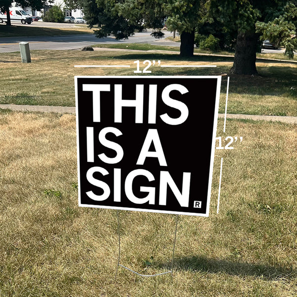 This Is A Yard Sign – RAYGUN