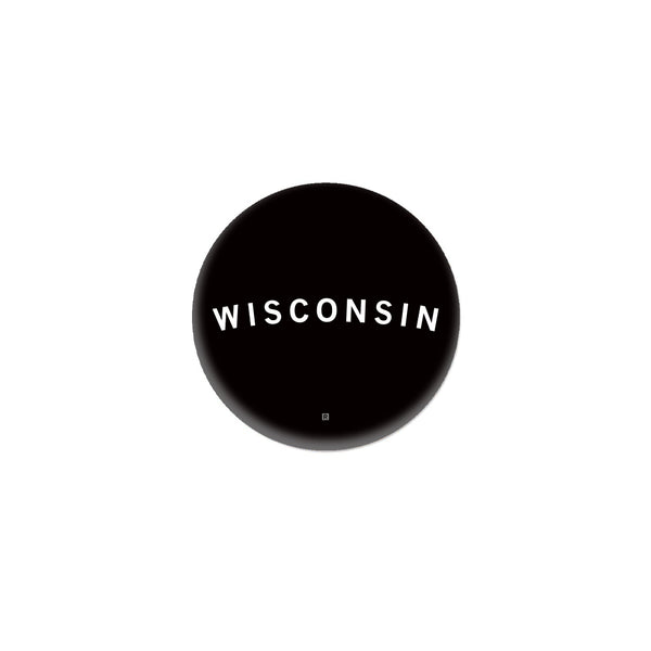 Wisconsin Curved Logo 1" Button – RAYGUN