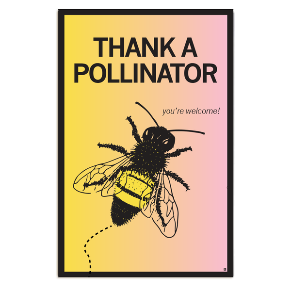 Thank A Pollinator Poster – RAYGUN