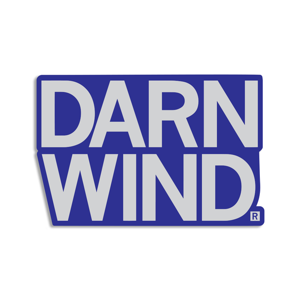 Darn Wind Die-Cut Sticker – RAYGUN