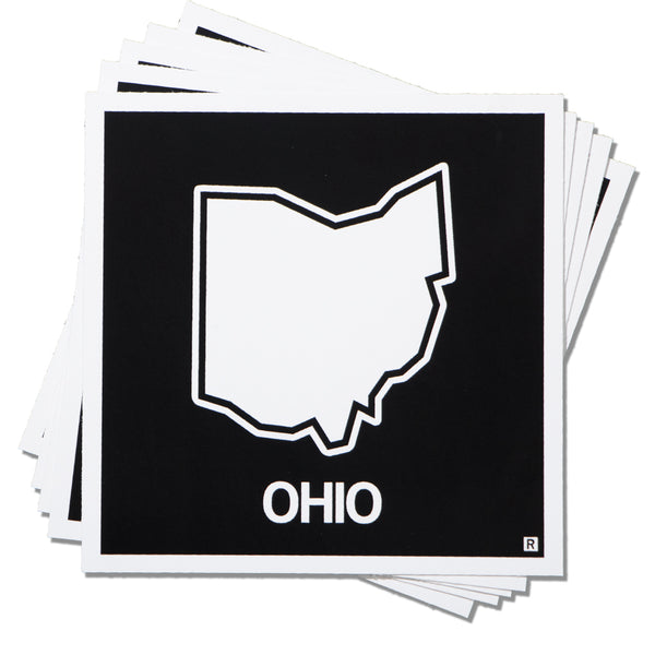 Ohio Outline Sticker – RAYGUN
