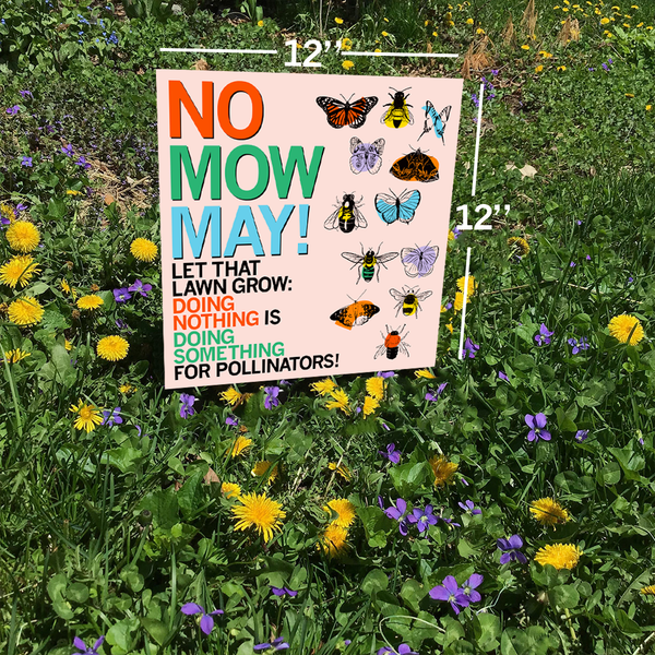 No Mow May Yard Sign - Pollinators – RAYGUN