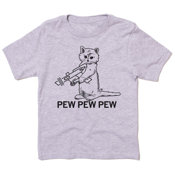 Pew Pew Pew Shading Kids T-Shirt – RAYGUN