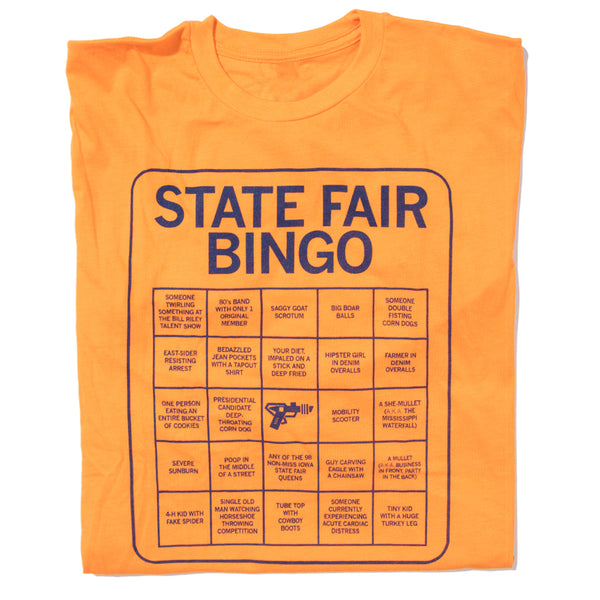 Iowa State Fair Bingo T-Shirt – RAYGUN